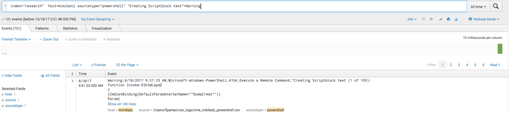 Detecting Crackmapexec Cme With Bro Sysmon And Powershell Logs N00py Blog 2233