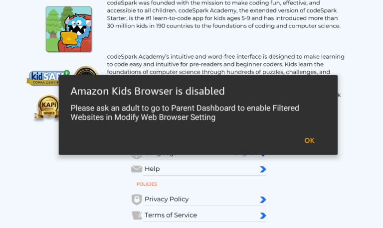 Bypassing Amazon Kids+ Parental Controls – n00py Blog